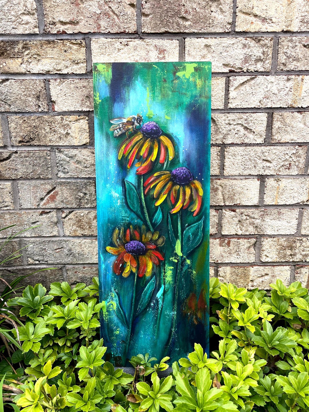 Hand Painted Floral Porch Sign: One-of-a-kind Spring/summer Decor - Etsy