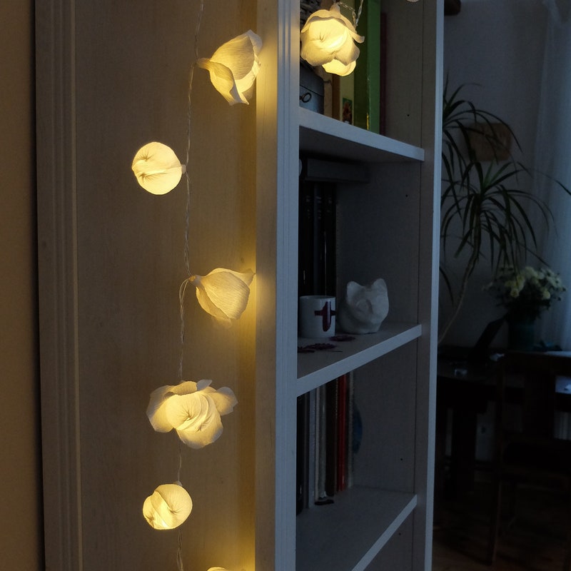 Rose String Lights - Etsy