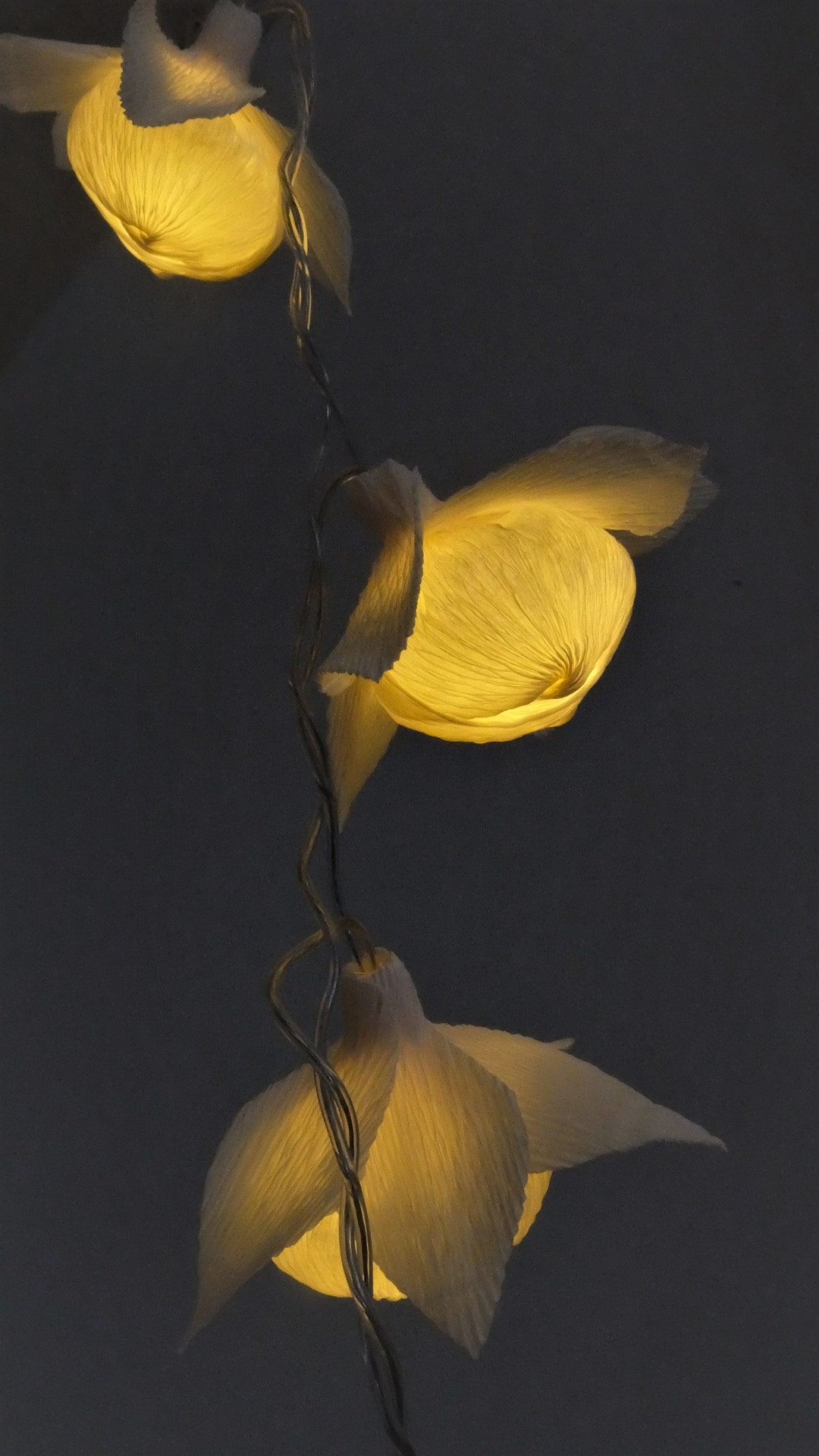 LITTLE STARS- HANDMAD String Lights // Lights Garland // Battery Lights ...