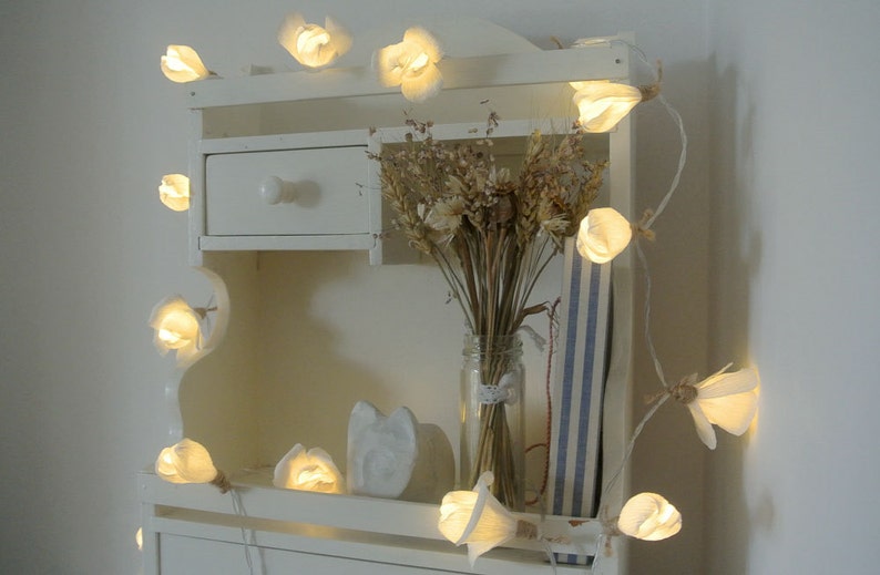 Fairy Light Garland White Wedding Lights Garland Wedding | Etsy