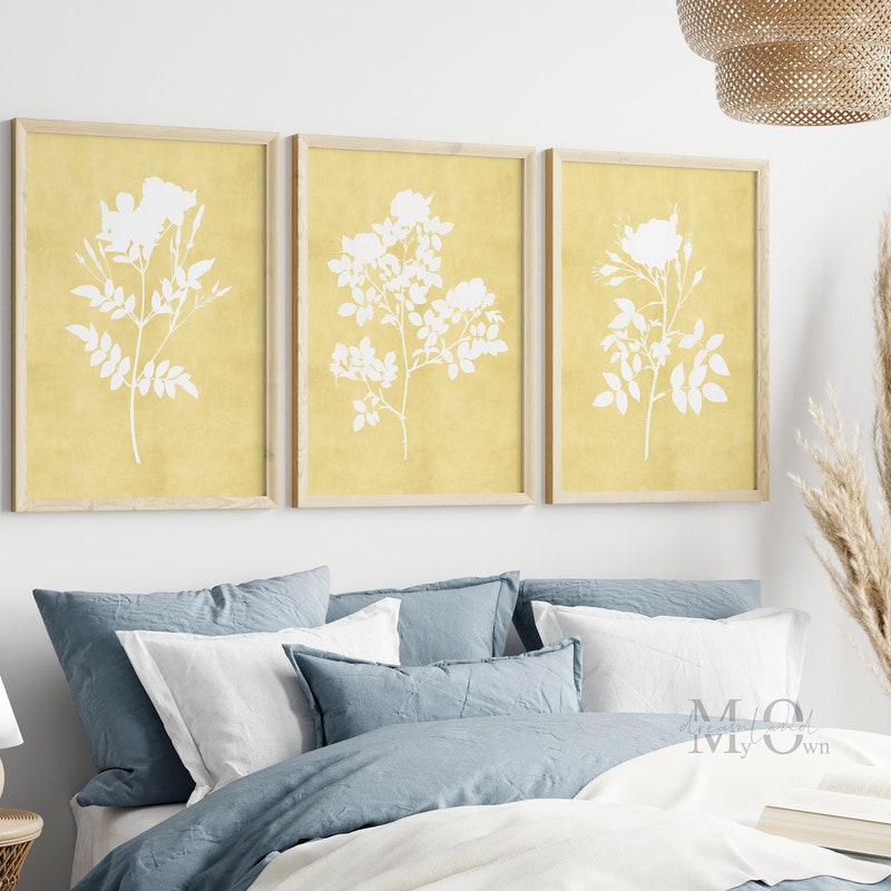 Yellow Wall Art - Etsy