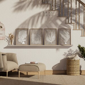 Neutral Beach House Poster, Beige Coastal Wall Decor, Beach Style Wall ...