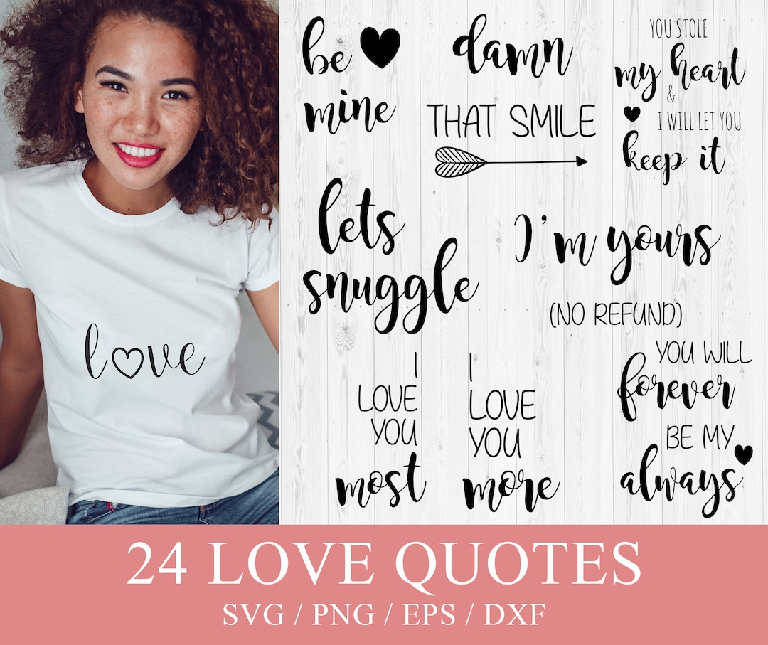 Love Quotes Svg, Relationship Svg, Romantic Sayings Svg, Valentines Day ...