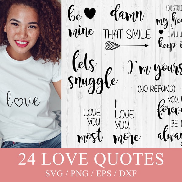 Love Quotes Svg - Etsy