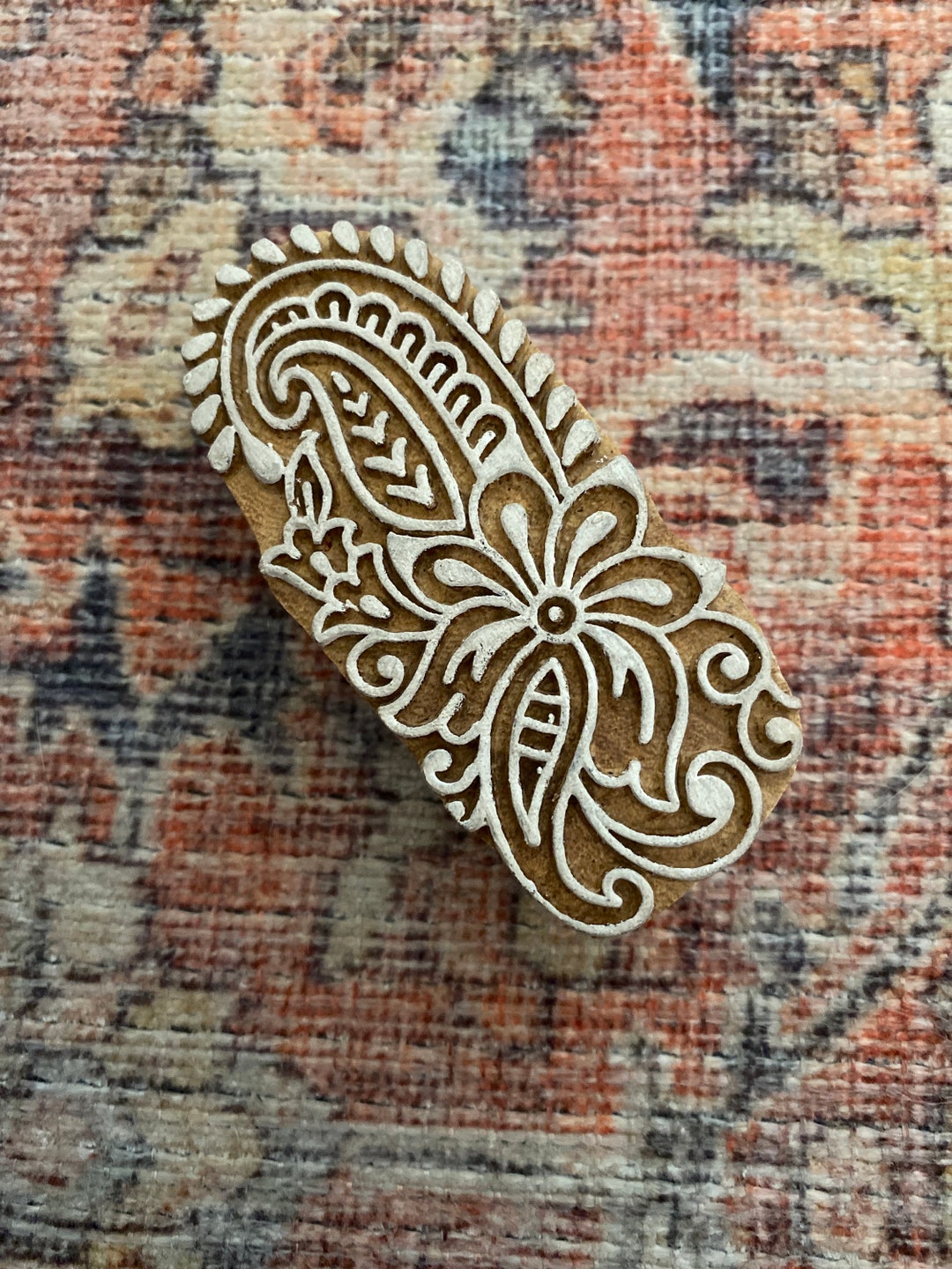 Hand Carved Block Print From India - Etsy