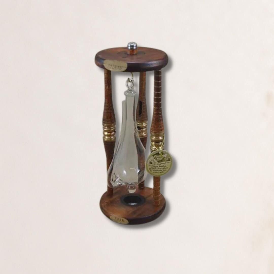 Vintage Unique Goethe Barometer in a Reclaimed Bobbin Case - Etsy