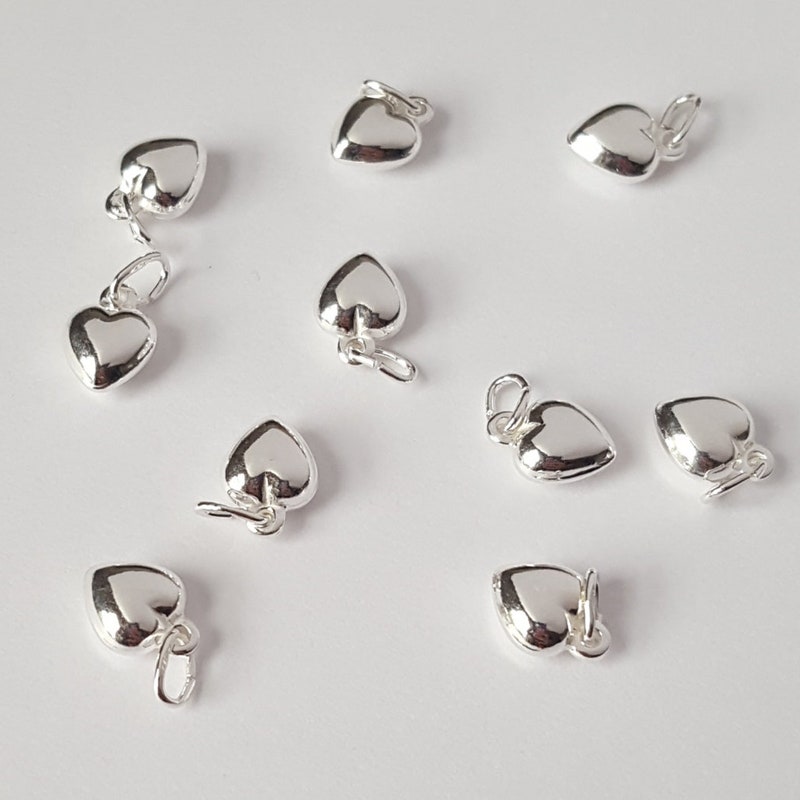 Tiny Silver Charms - Etsy