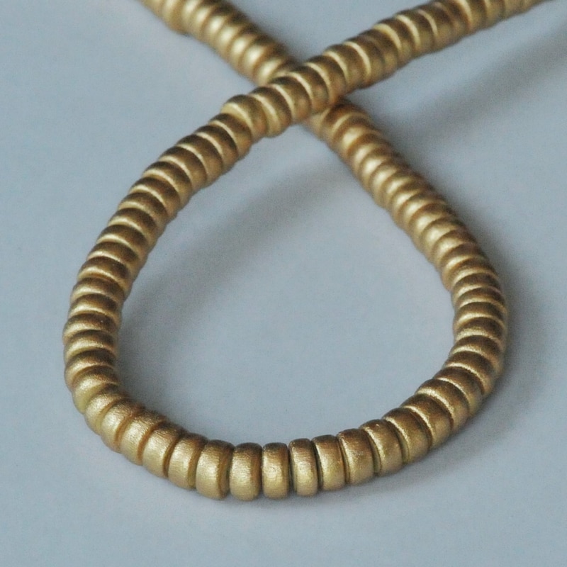 Wood Rondelle Beads - Etsy