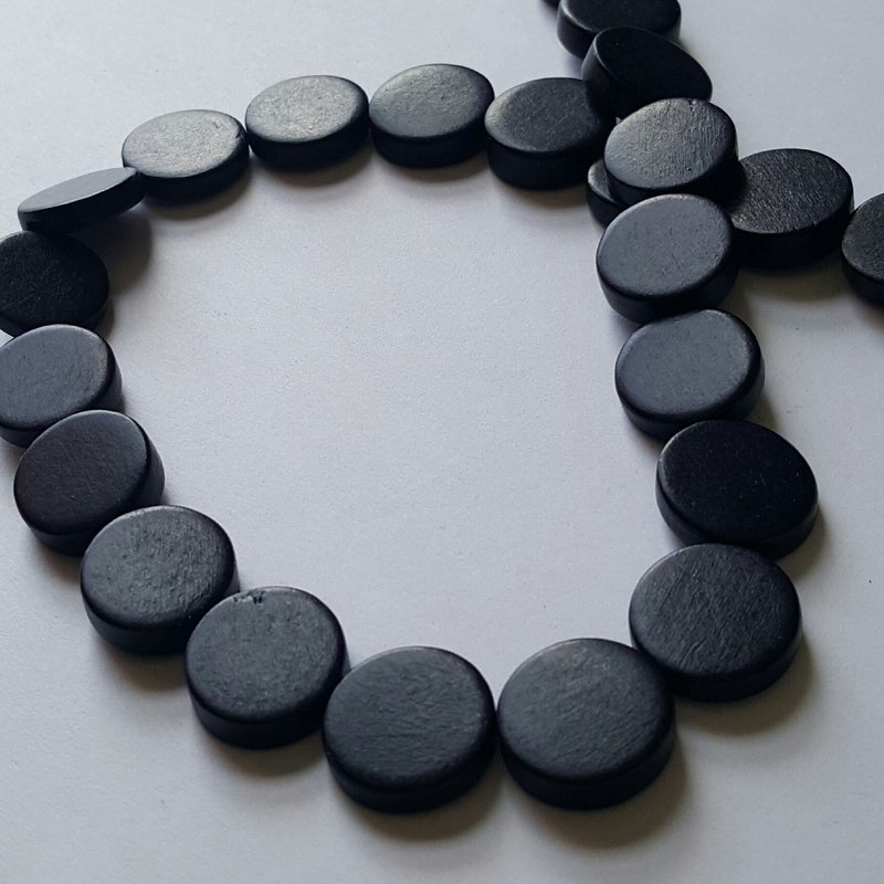 Flat Round Beads - Etsy