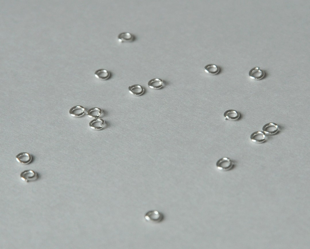 Sterling Silver Jump Ring, Open Jump Rings, You Pick Quantity, 3mm, 22 ...