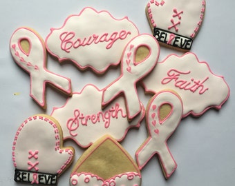 Cancer cookies | Etsy