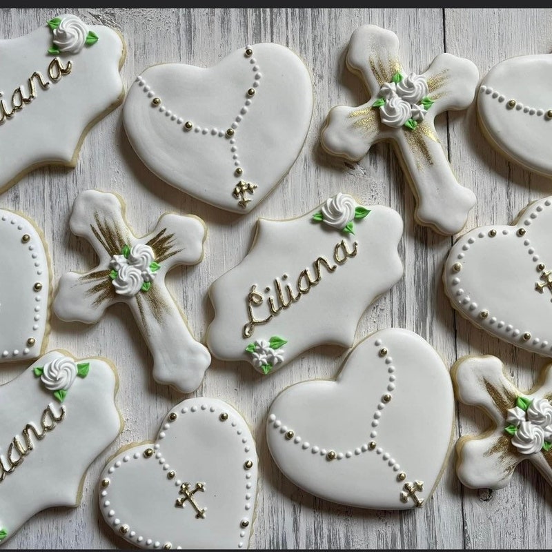 Baptism Cookies - Etsy
