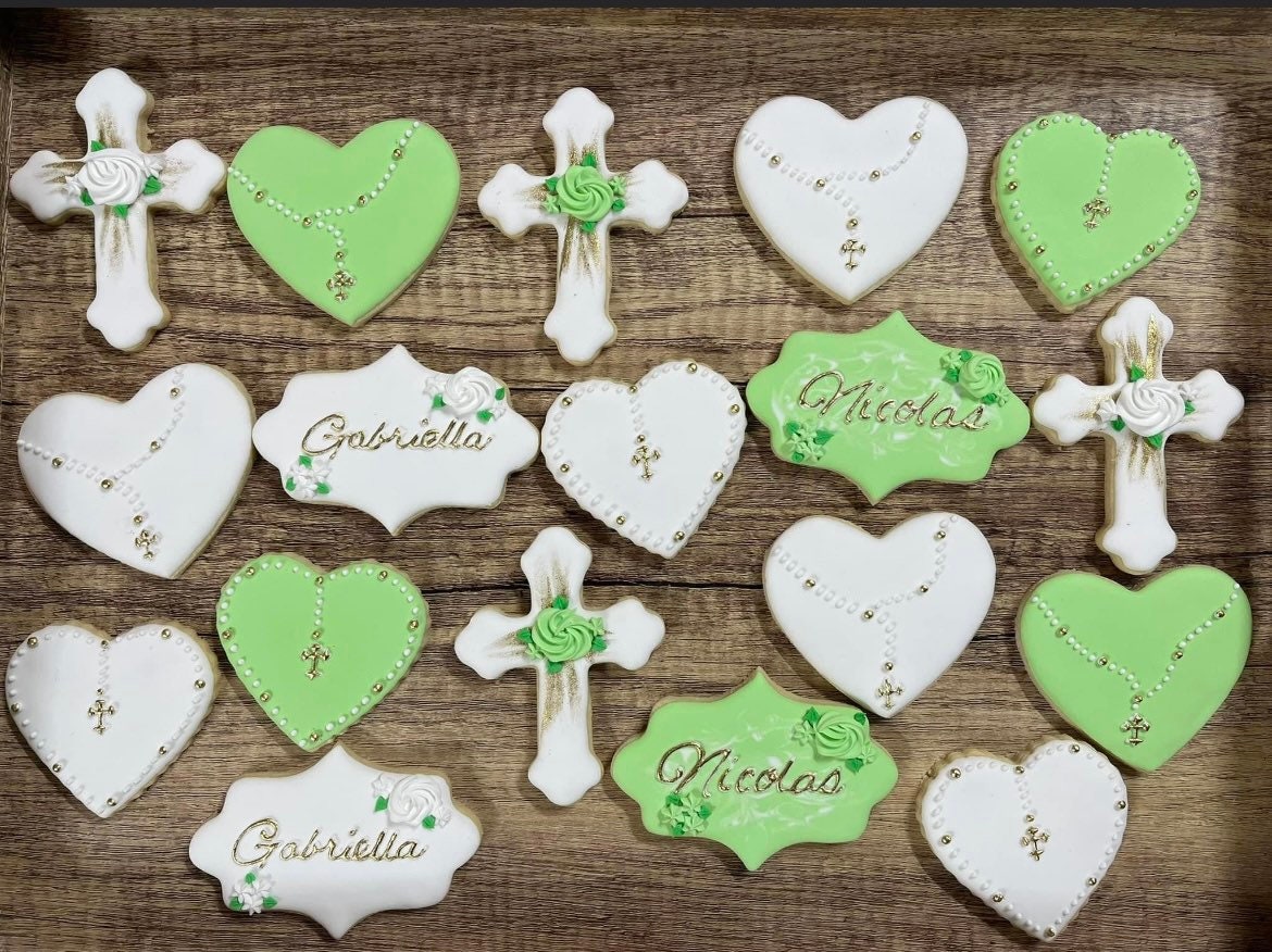 Baptism/first Communion Sugar Cookies Boy/girl 1-dozen - Etsy