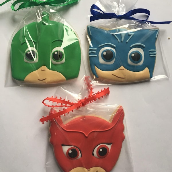 Pj Mask Cookies - Etsy