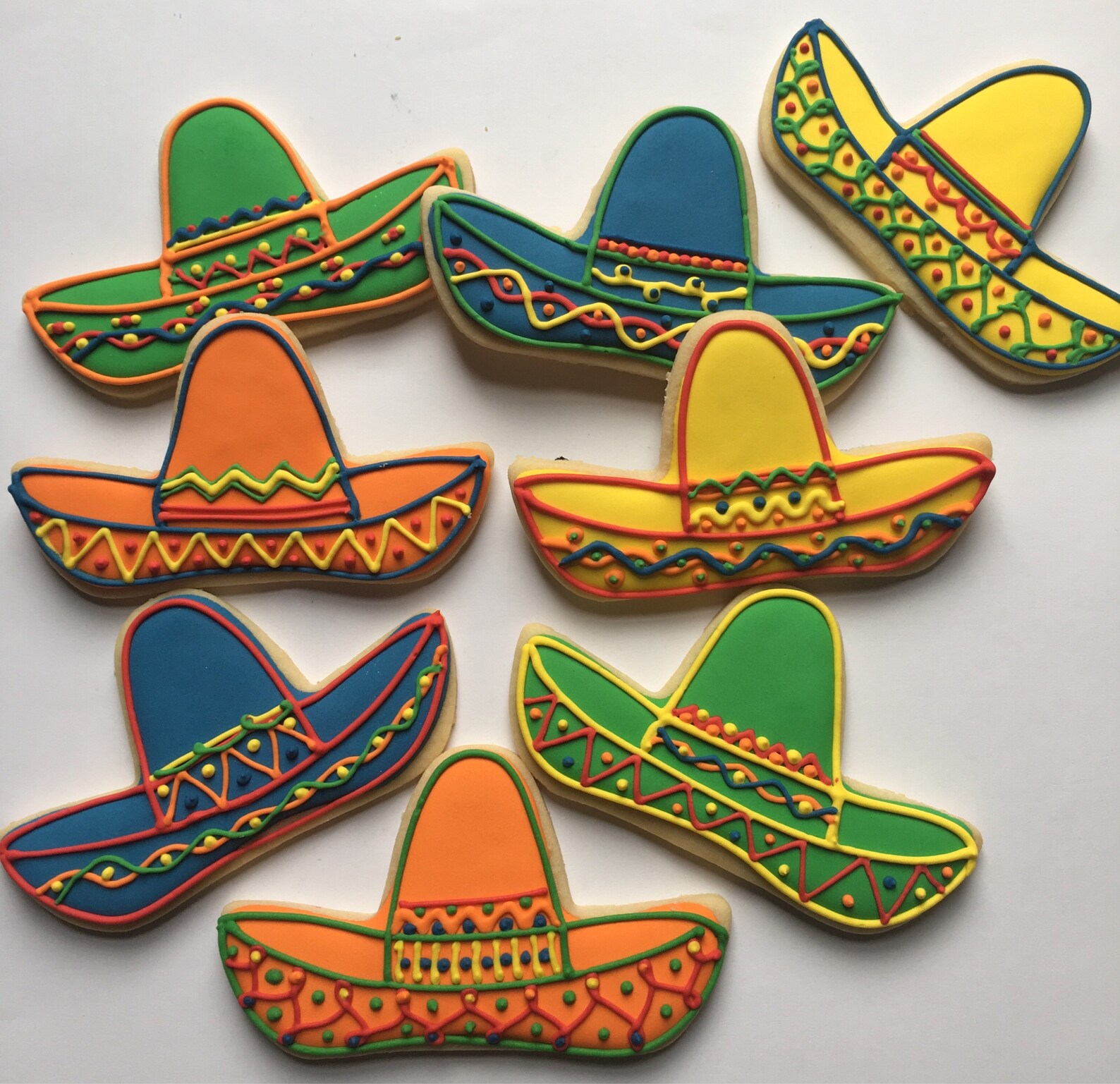 Sombrero cookies | Etsy