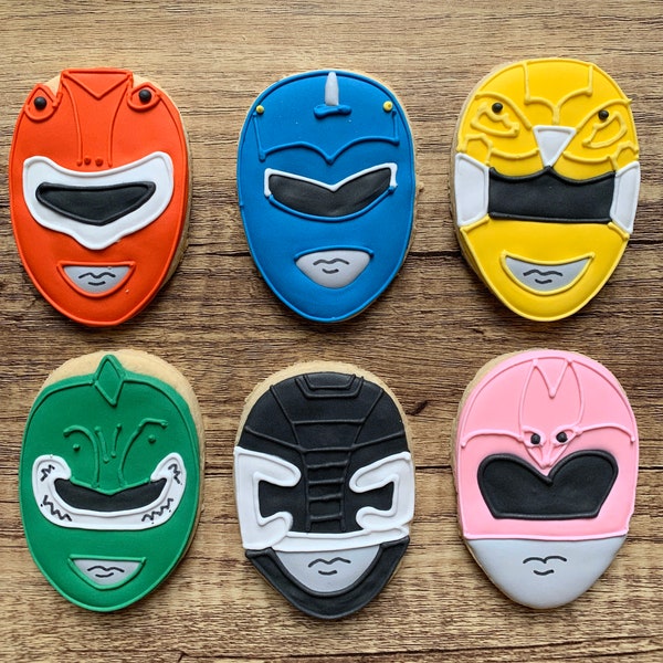 Power Ranger Cookie - Etsy