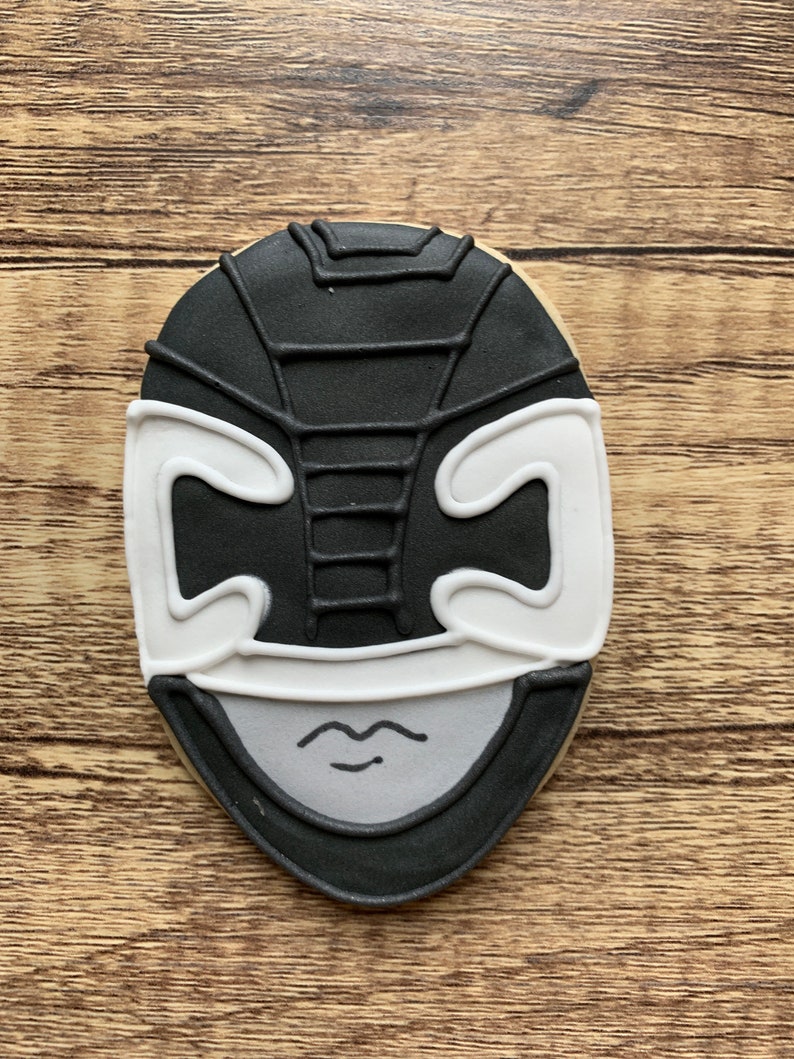 Power Ranger cookies 1 dozen | Etsy