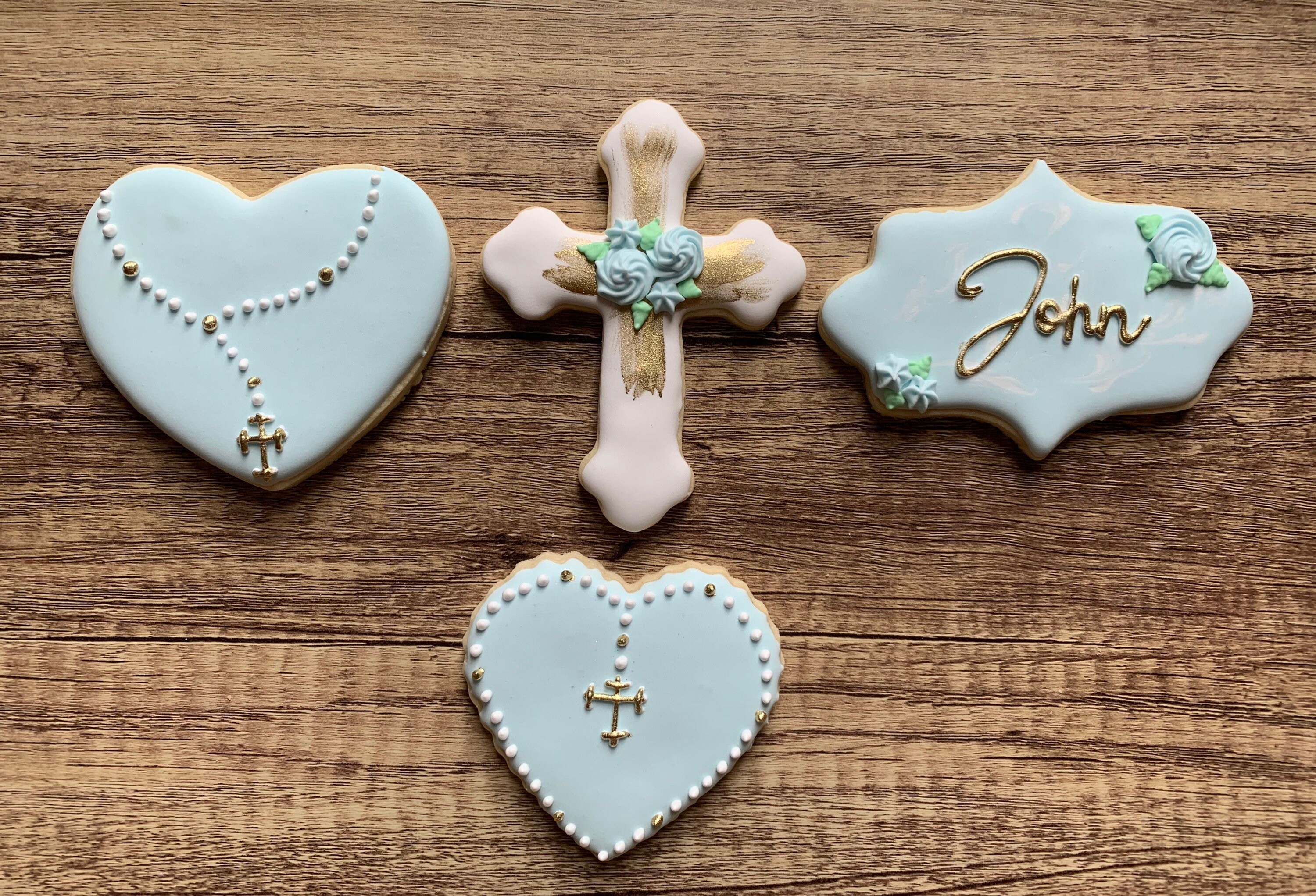 Baptism/first Communion Sugar Cookies Boy/girl 1-dozen - Etsy