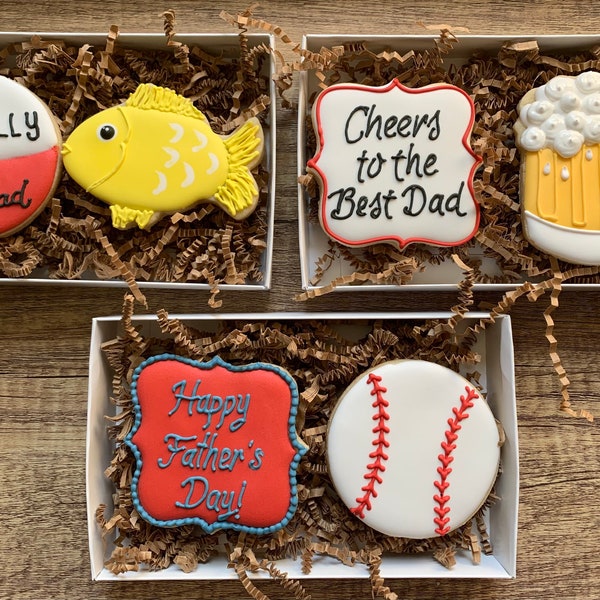 Fathers Day Cookies - Etsy