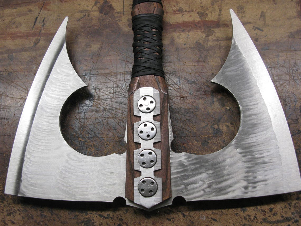 Double Headed Axe | Etsy