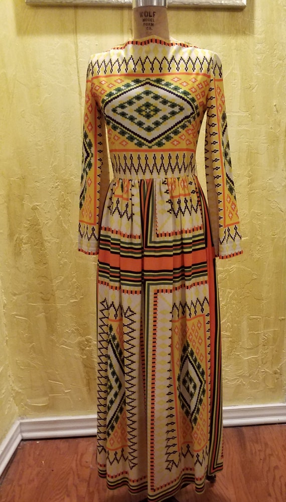 Tribal print dress - Gem