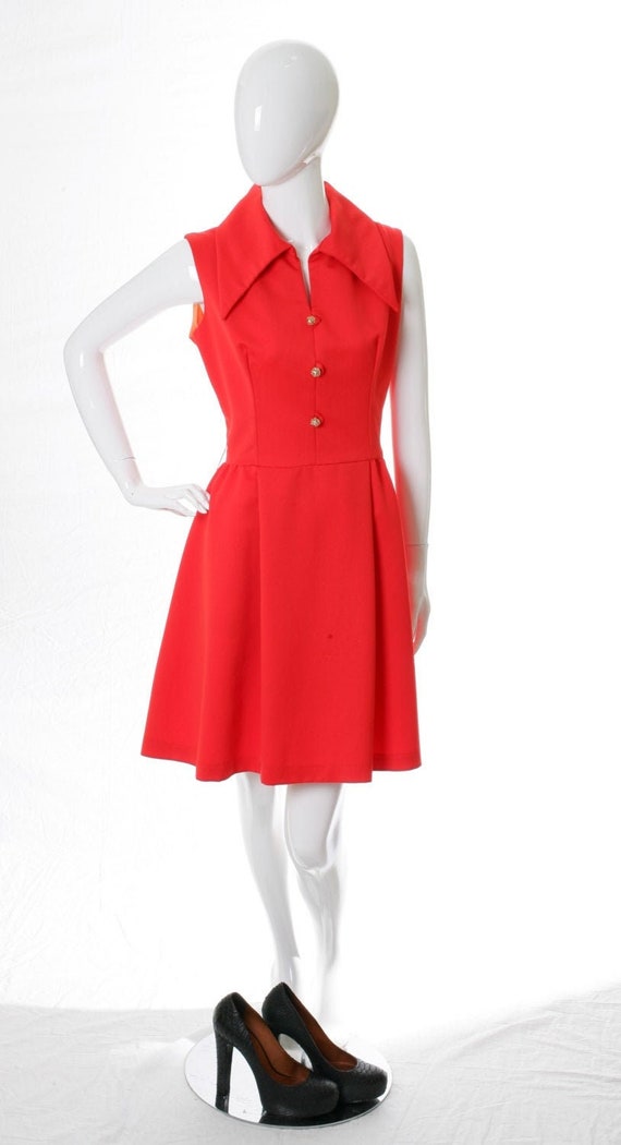 red mod mini dress - Gem