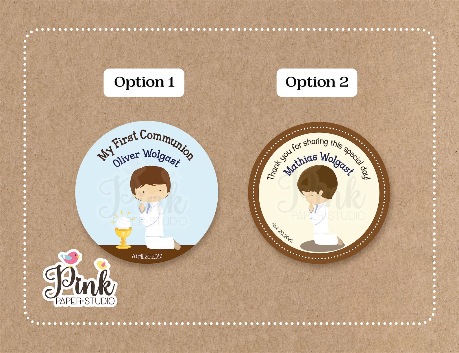 First Communion Tags First Communion Favor Tags Primera - Etsy