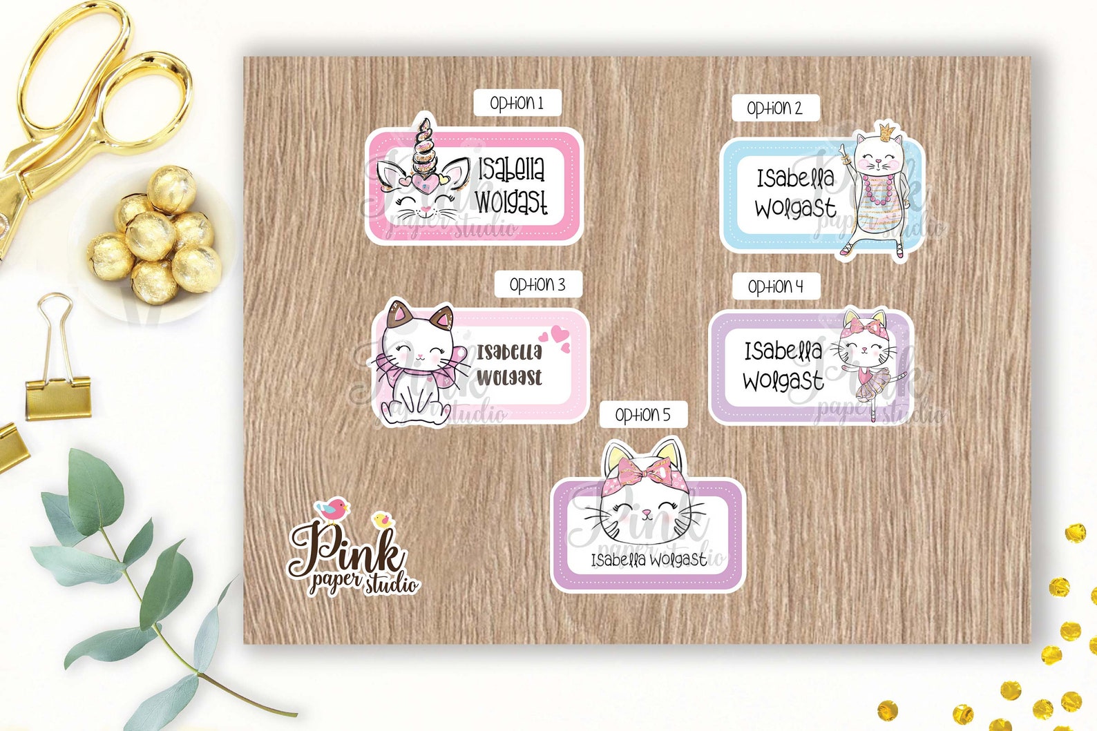 All New Cat Themed Back-To-School Supplies, from Etsy and Me! - Summer ...