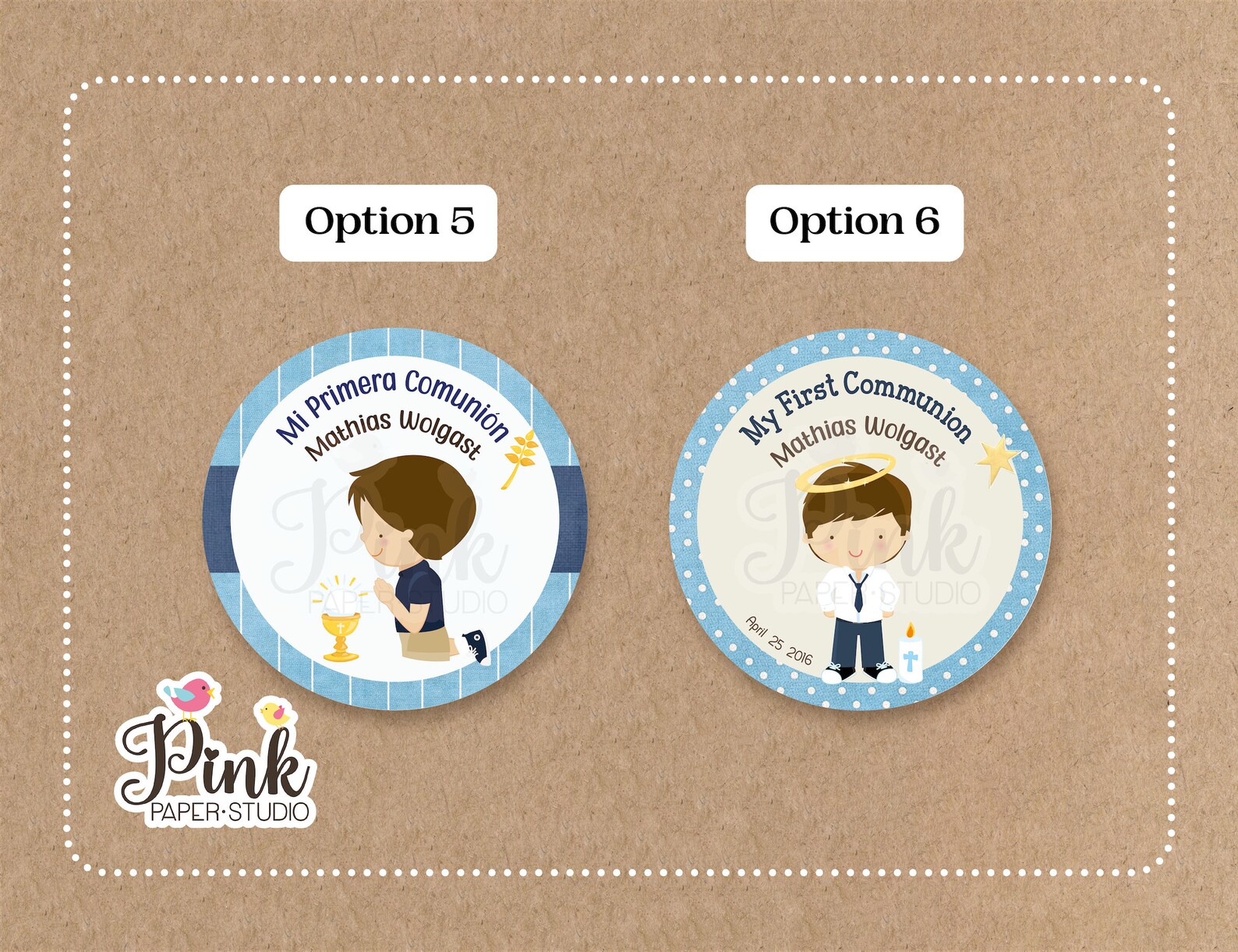 First Communion Tags First Communion Favor Tags Primera - Etsy