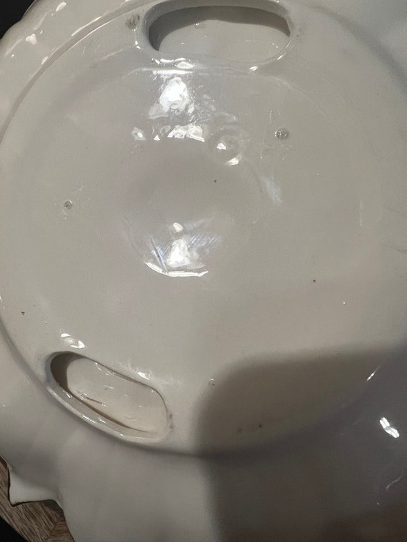 Vintage Ceramic Poinsettia Dish by Atlantic Molds - Gem