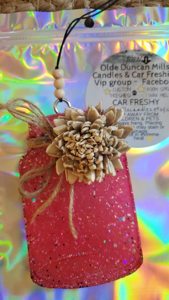 Mason Jar Freshie Mother's Day Freshies Flower Lovers - Etsy