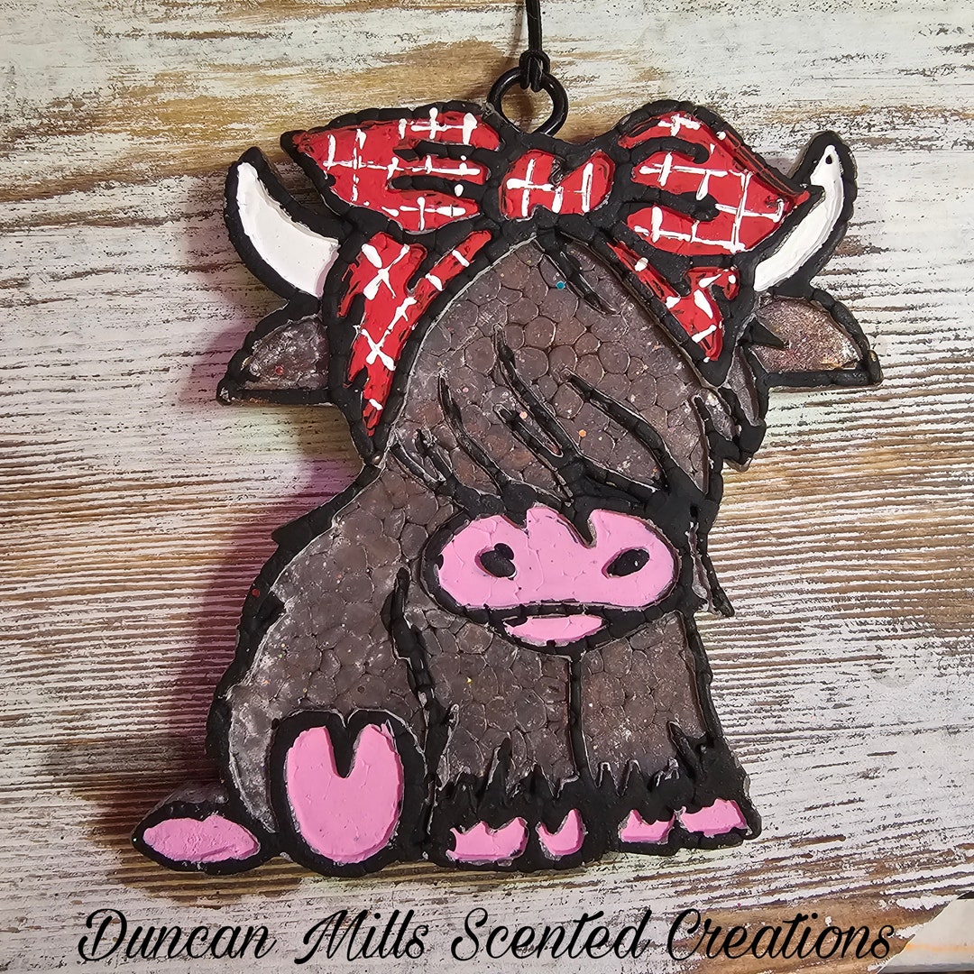 Made to Order Baby Highland Cow Freshie Cow Freshy Cow Lovers Car ...