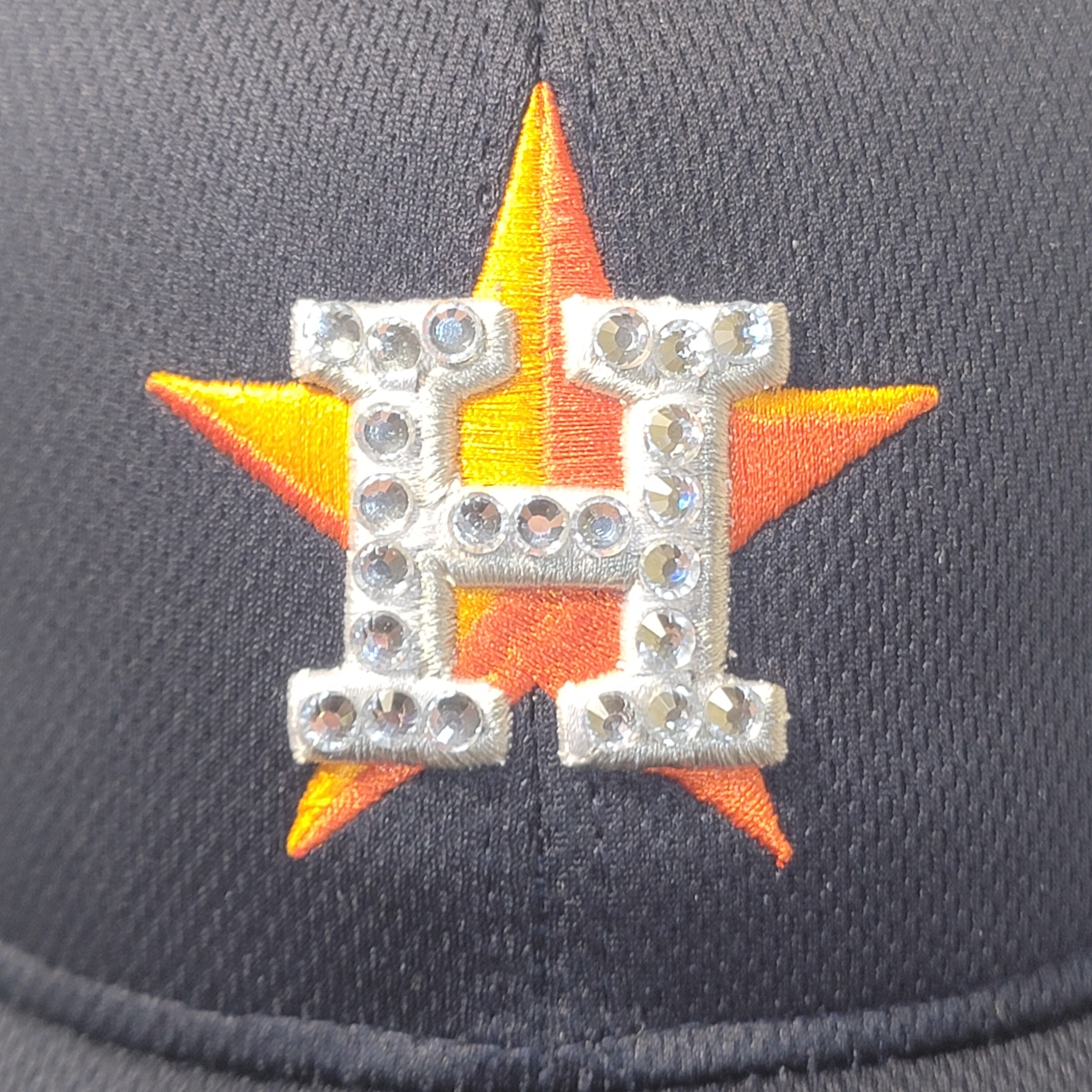 Rhinestone Astros Cap - Etsy