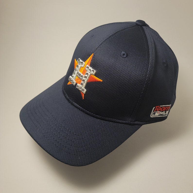 Rhinestone Astros Cap - Etsy