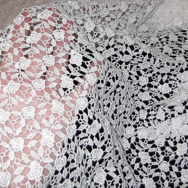 Guipure Lace Fabric - Etsy