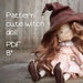 Witch Doll Pattern Cloth Doll Pattern DIY Halloween Doll - Etsy