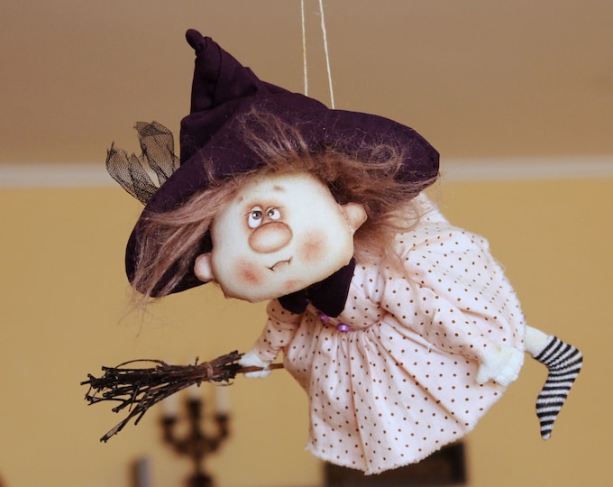 Hanging Witch Decoration, Kitchen Witch Doll, Good Luck Witch Doll - Etsy