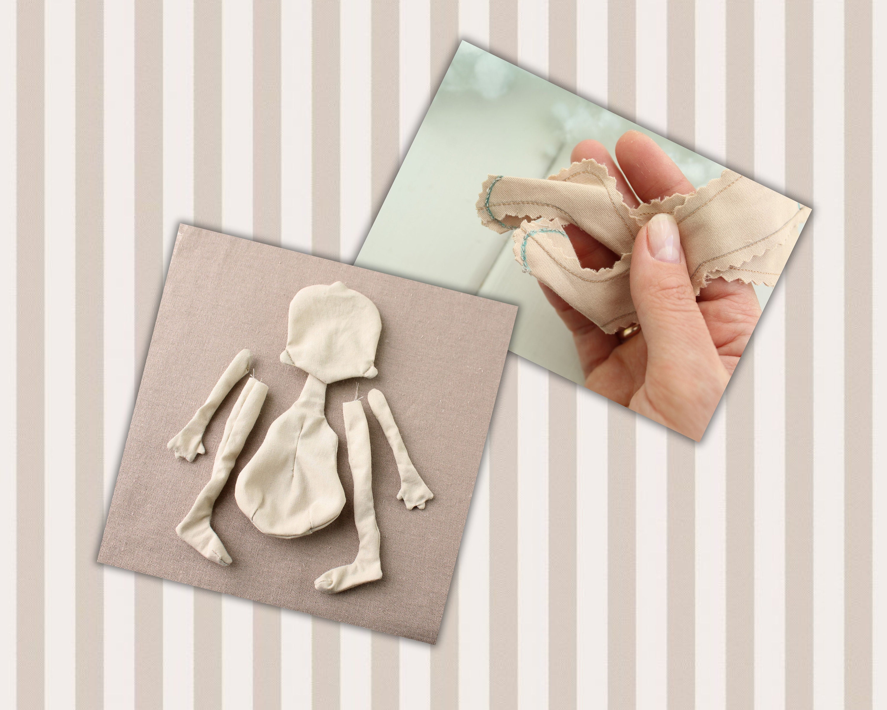 Cloth Doll Pattern 8 Sewing Tutorial Doll PDF - Etsy
