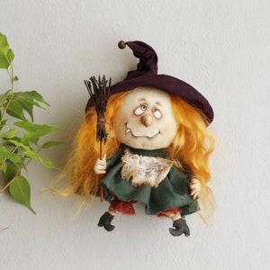 Hanging Witch Decoration, Kitchen Witch Doll, Good Luck Witch Doll ...