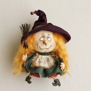 Hanging Witch Decoration, Kitchen Witch Doll, Good Luck Witch Doll ...