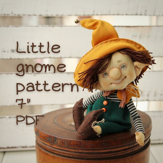Gnome Patterns Cloth Doll Patterns With Pocket Doll - Etsy