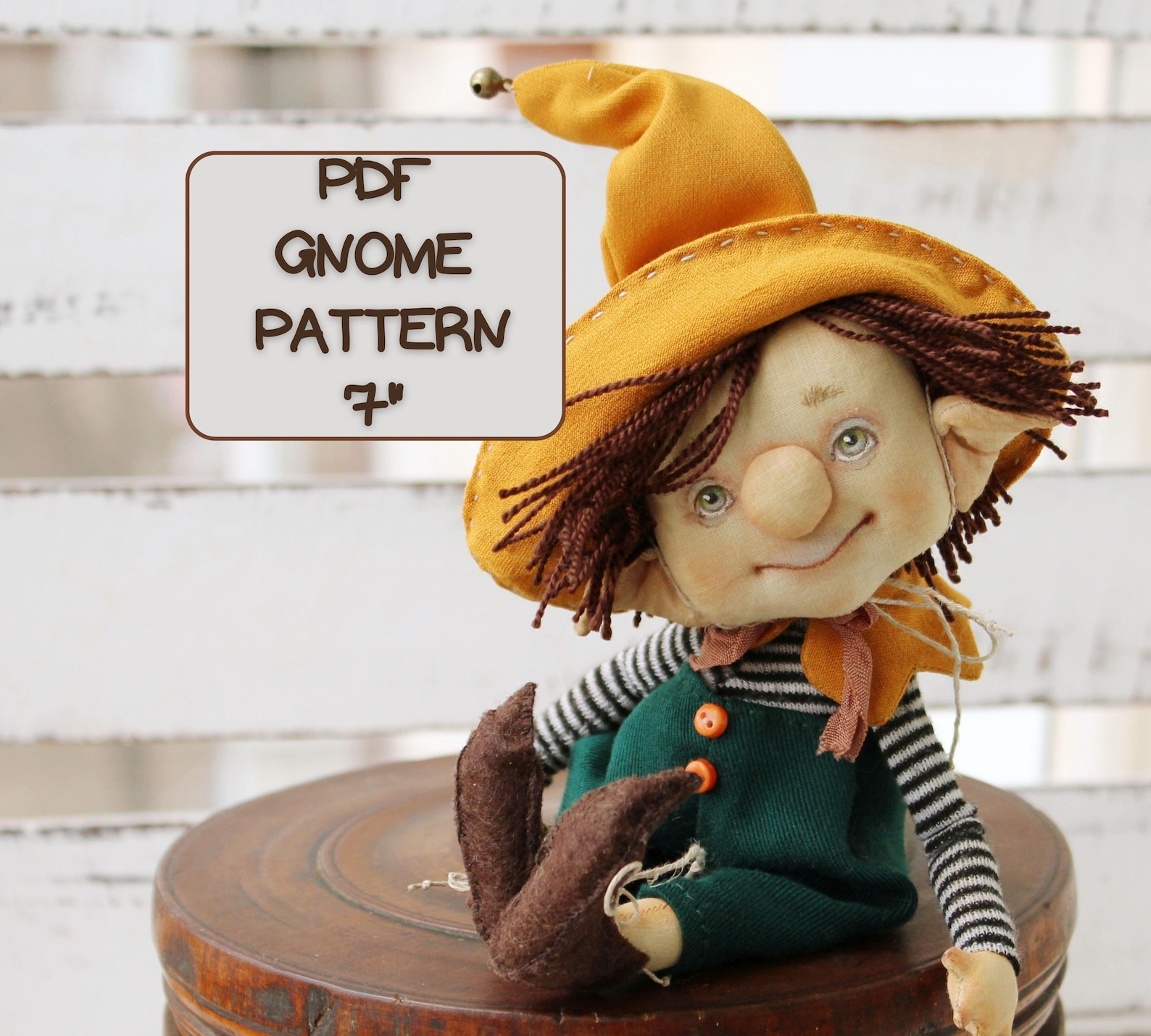 Gnome Patterns, Cloth Doll Patterns, With Pocket Doll - Etsy