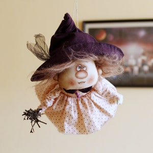 Witch Doll Pattern, Diy Kitchen Witch Doll, Flying Witch Epattern, Do ...