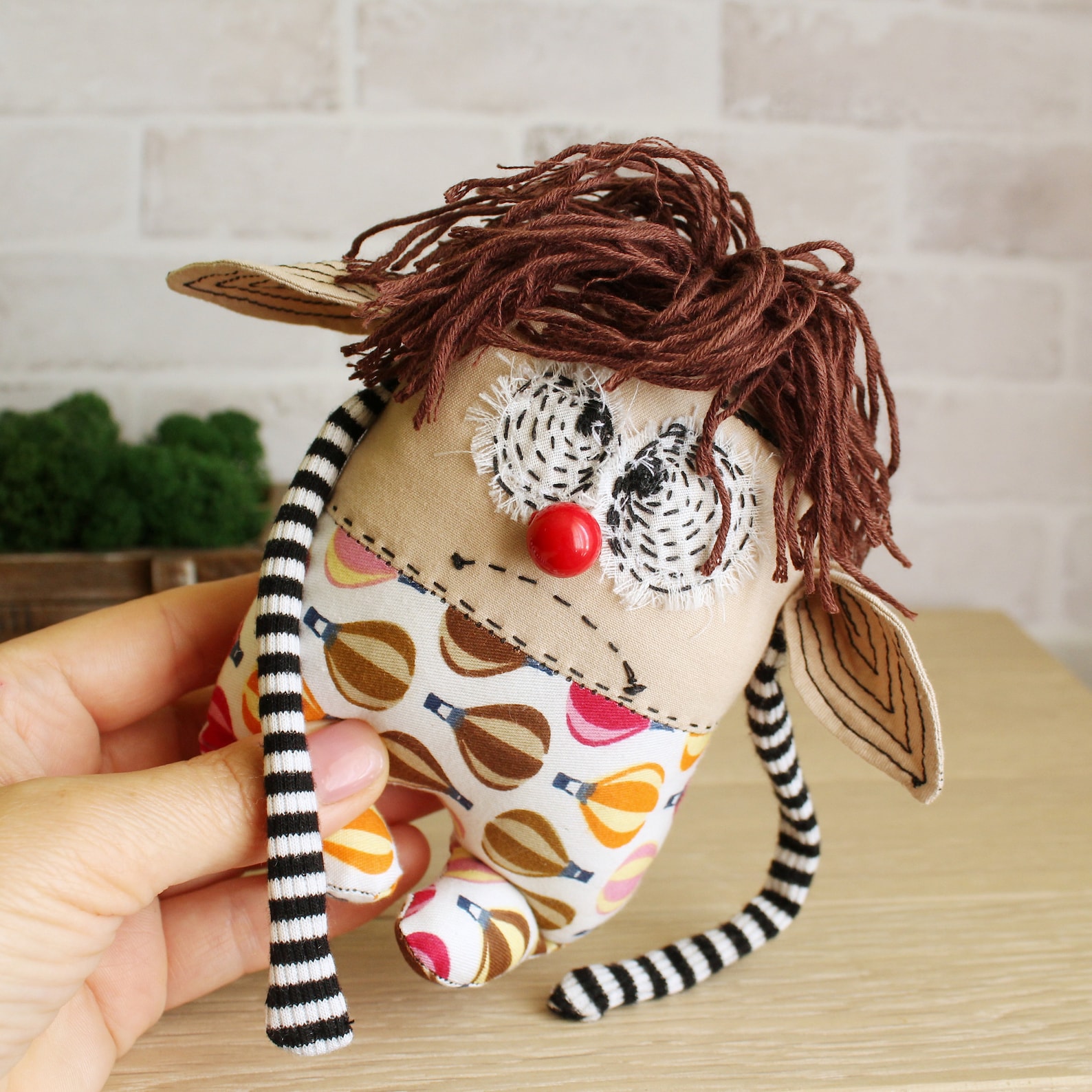 Cute Monster Fabric Doll Sewing Pattern PDF, Diy Worry Dolls Sew, Worry ...