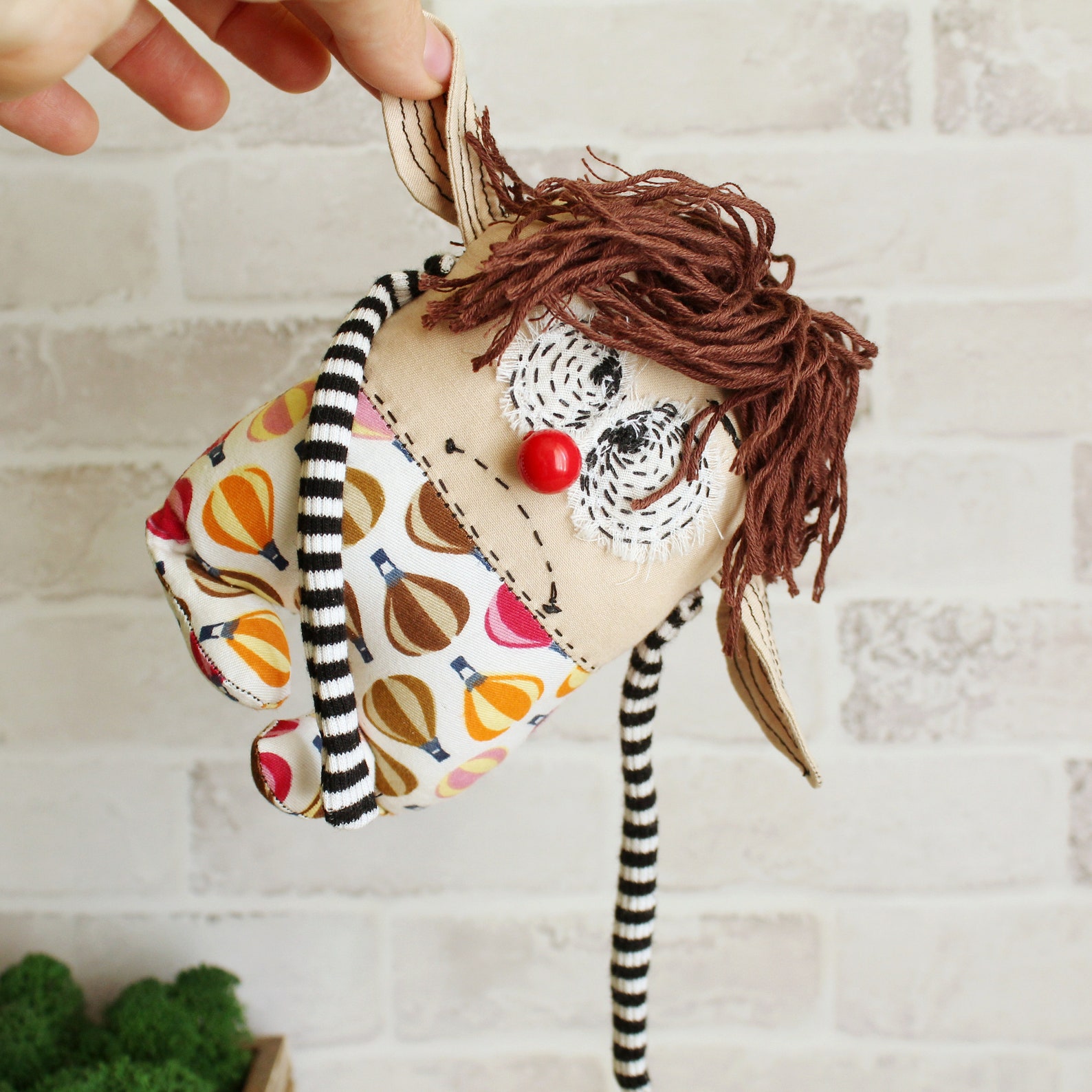 Cute Monster Fabric Doll Sewing Pattern PDF, Diy Worry Dolls Sew, Worry ...