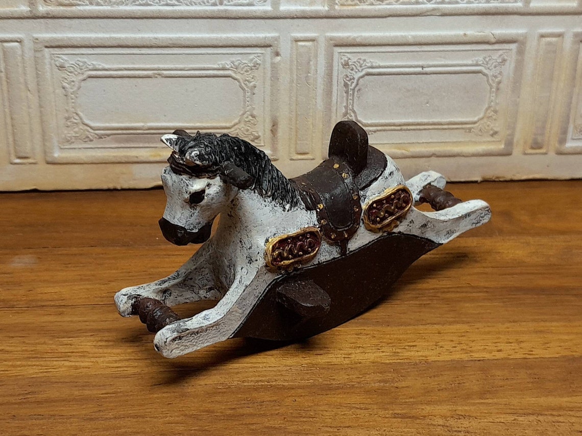 Miniature Wooden Toy Scale 1/12 Miniature Horse Accessory - Etsy
