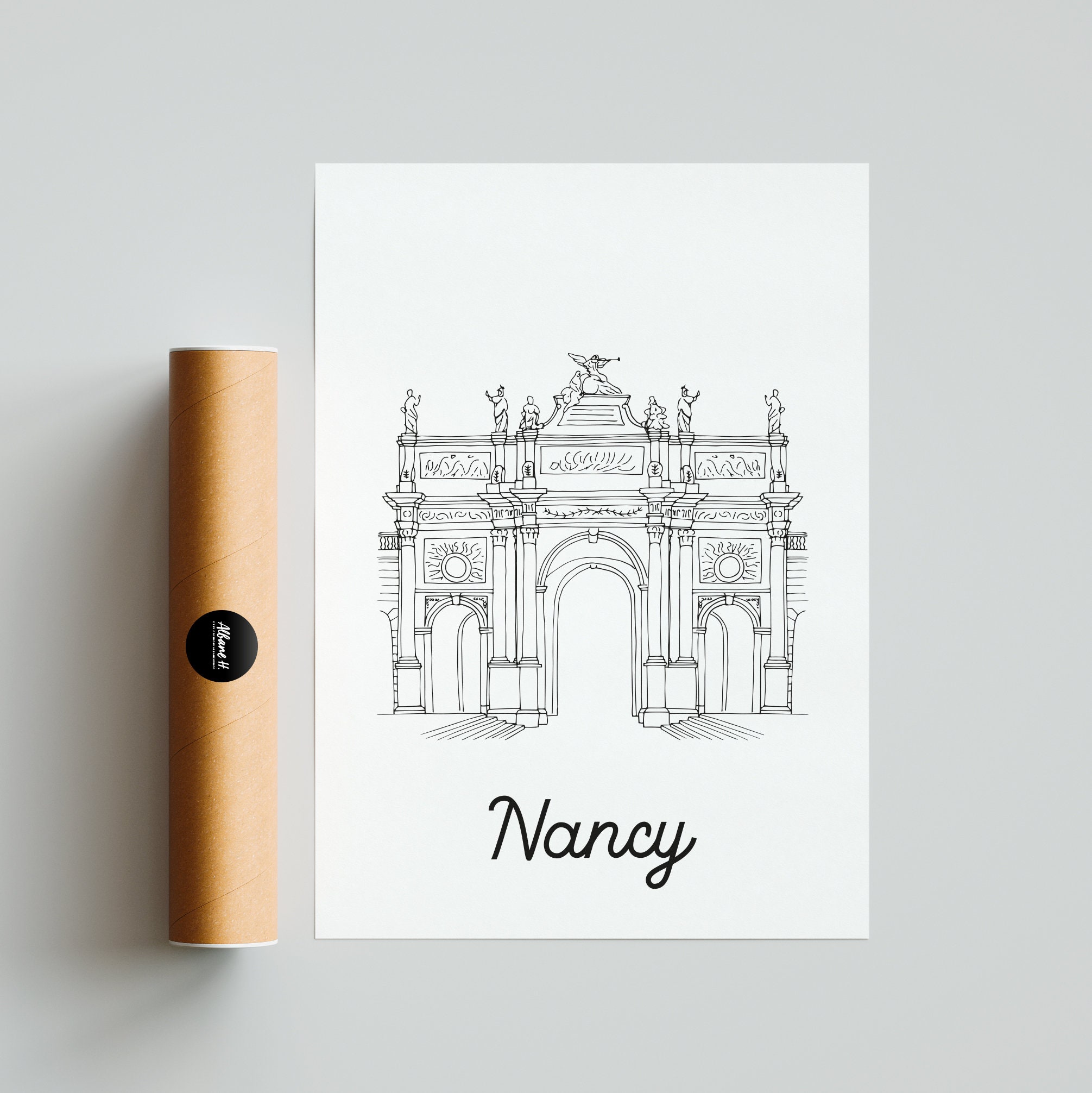 Nancy Poster A4 / A3 / 40x60 Paper - Etsy