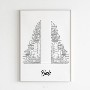 Bali Poster - A4 / A3 / 40x60 Paper - Etsy