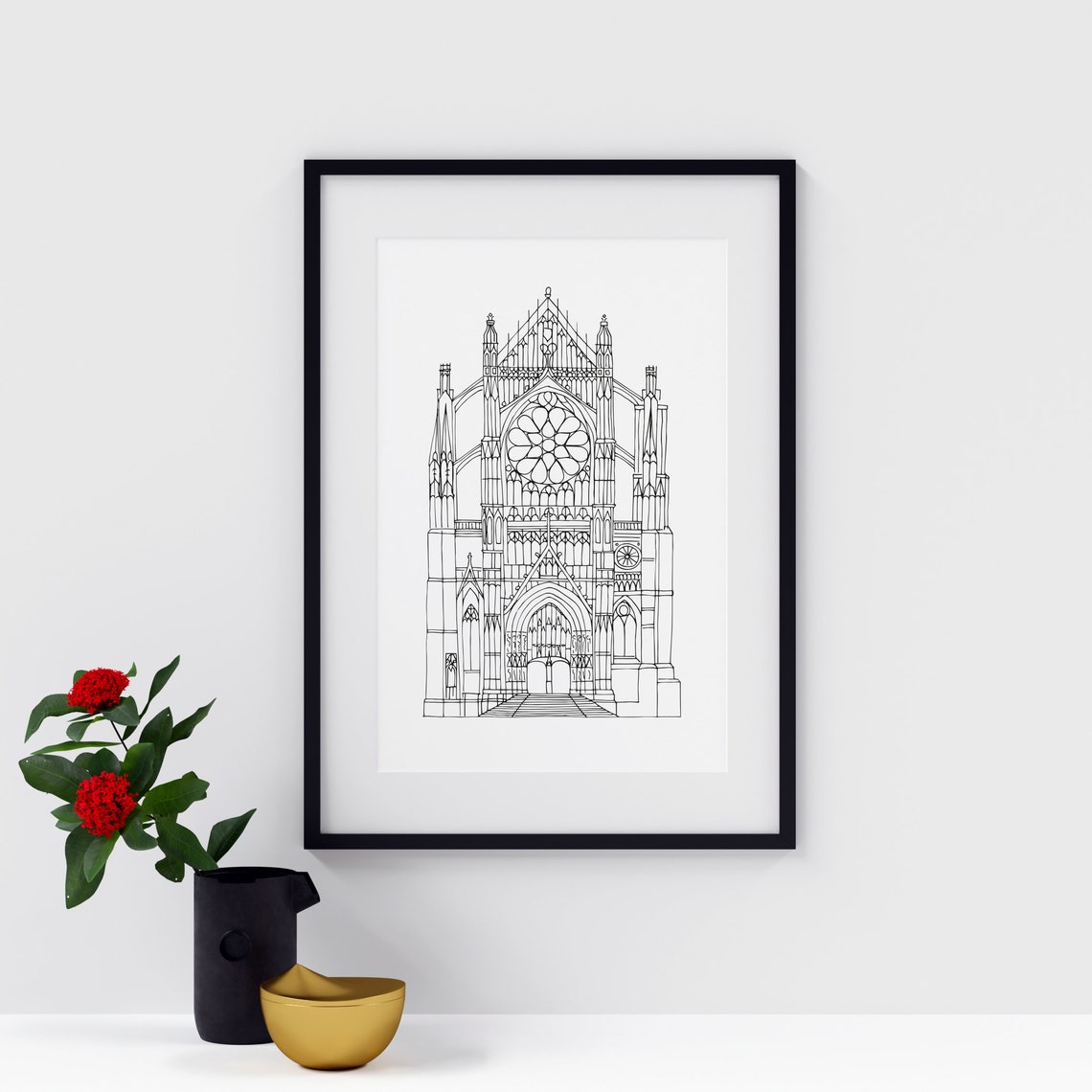 Beauvais Poster - A4 / A3 / 40x60 Paper - Etsy