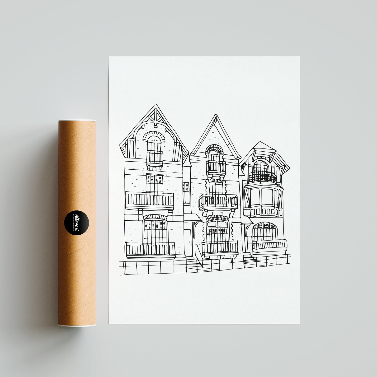Normandy Poster - A4 / A3 / 40x60 Paper - Etsy